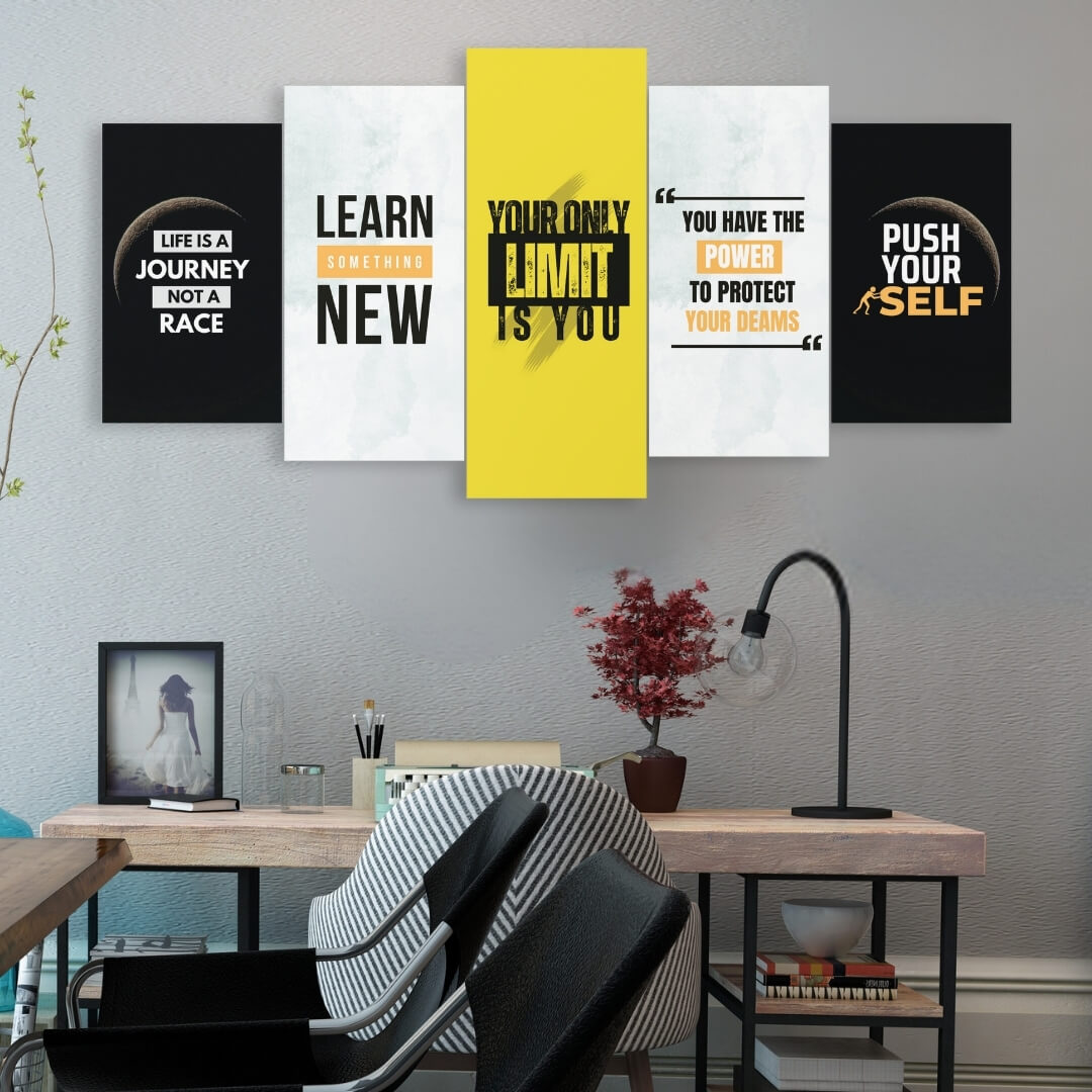 Inspiring Quotes - Motivational - 5 Panel Wall Art | Mr Printify